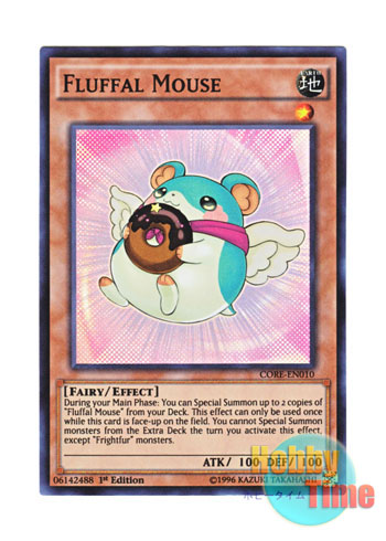 英語版 CORE-EN010 Fluffal Mouse ファーニマル・マウス (スーパーレア) 1st Edition